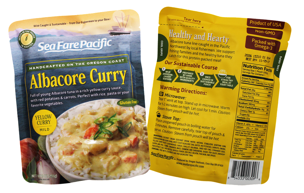 Yellow Albacore Curry ~ Sea Fare Pacific